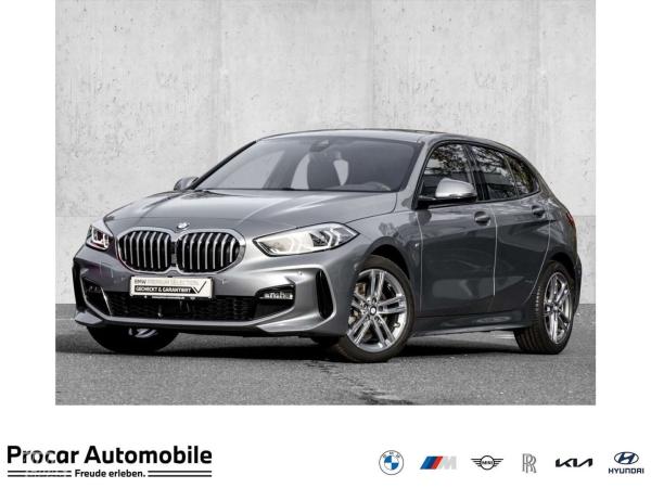 Grey BMW 118 2024 in Kaunas, with an engine capacity of 1.50 L and mileage of 22 thousand km for 29951 €, photo 1 on AUTOMOTO.COM.LV