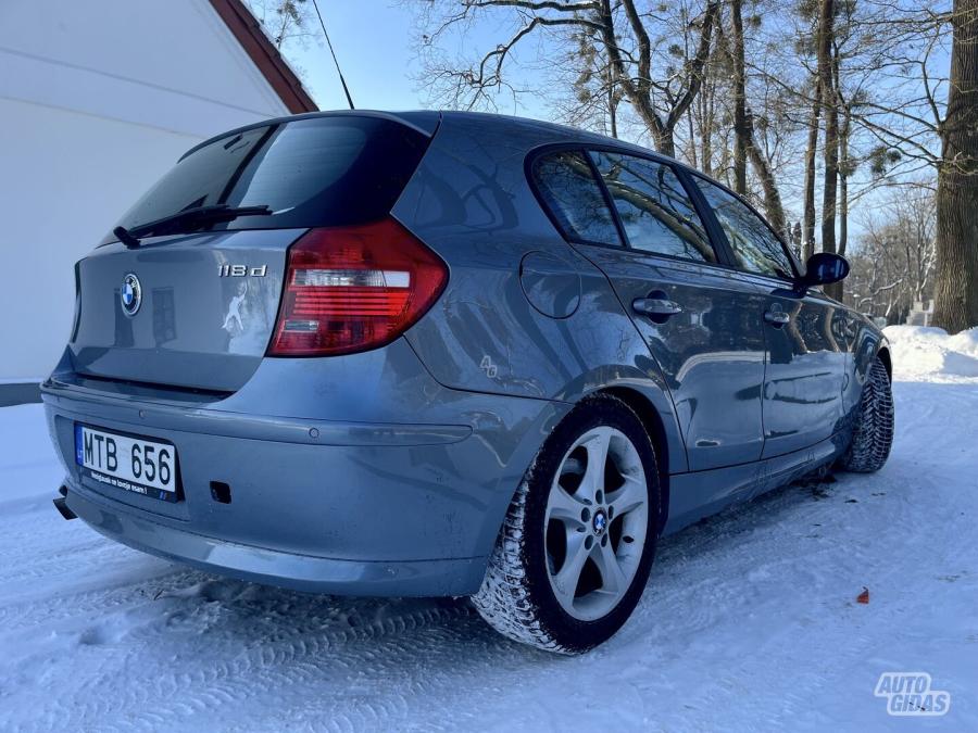 BMW 118 2007 Kauņa, ar dzinēja tilpumu 2.00 L un nobraukumu 312 tūkst. km par 2900 €, foto 7 vietnē AUTOMOTO.COM.LV