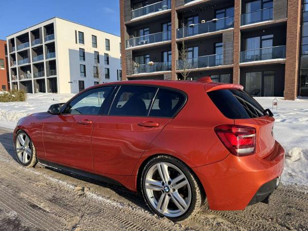 Orange BMW 118 2012 in Vilnius, with an engine capacity of 1.60 L and mileage of 205 thousand km for 9550 €, photo 5 on AUTOMOTO.COM.LV