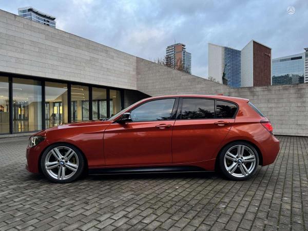 Orange BMW 118 2013 in Vilnius, with an engine capacity of 1.60 L and mileage of 204 thousand km for 9600 €, photo 5 on AUTOMOTO.COM.LV