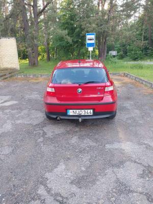 Red BMW 118 2006 in Druskininkai, with an engine capacity of 2.00 L and mileage of 337 thousand km for 1799 €, photo 4 on AUTOMOTO.COM.LV
