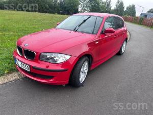 Sarkans BMW 118 2008 Bauska, ar dzinēja tilpumu 2.00 L un nobraukumu 162 tūkst. km par 3200 €, foto  vietnē AUTOMOTO.COM.LV