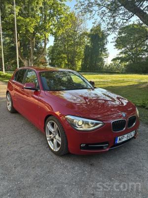 Sarkans BMW 118 2011 Liepāja, ar dzinēja tilpumu 2.00 L un nobraukumu 0 tūkst. km par 6200 €, foto  vietnē AUTOMOTO.COM.LV