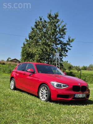 Sarkans BMW 118 2012 Tukums, ar dzinēja tilpumu 2.00 L un nobraukumu 307 tūkst. km par 7620 €, foto  vietnē AUTOMOTO.COM.LV