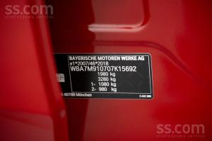Red BMW 118 2021 in Riga, with an engine capacity of 2.00 L and mileage of 34 thousand km for 22500 €, photo 9 on AUTOMOTO.COM.LV
