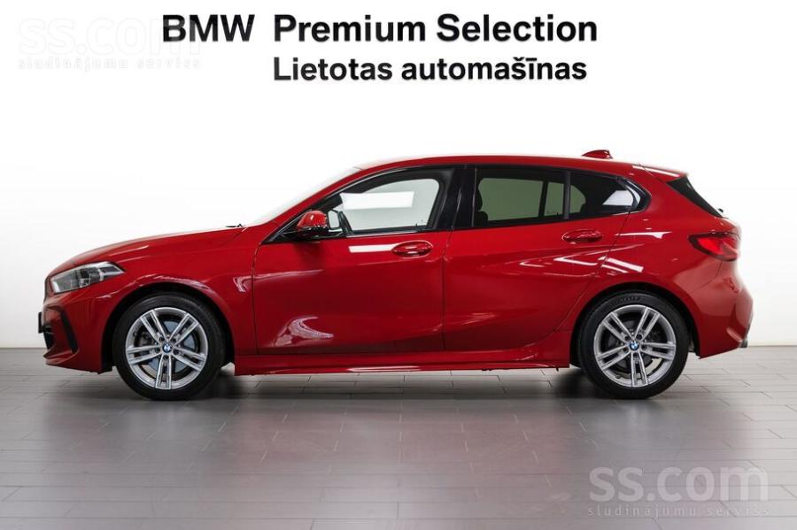 Red BMW 118 2021 in Riga, with an engine capacity of 2.00 L and mileage of 34 thousand km for 22500 €, photo 10 on AUTOMOTO.COM.LV
