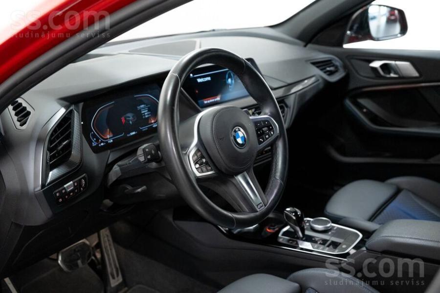 Red BMW 118 2021 in Riga, with an engine capacity of 2.00 L and mileage of 34 thousand km for 22500 €, photo 11 on AUTOMOTO.COM.LV