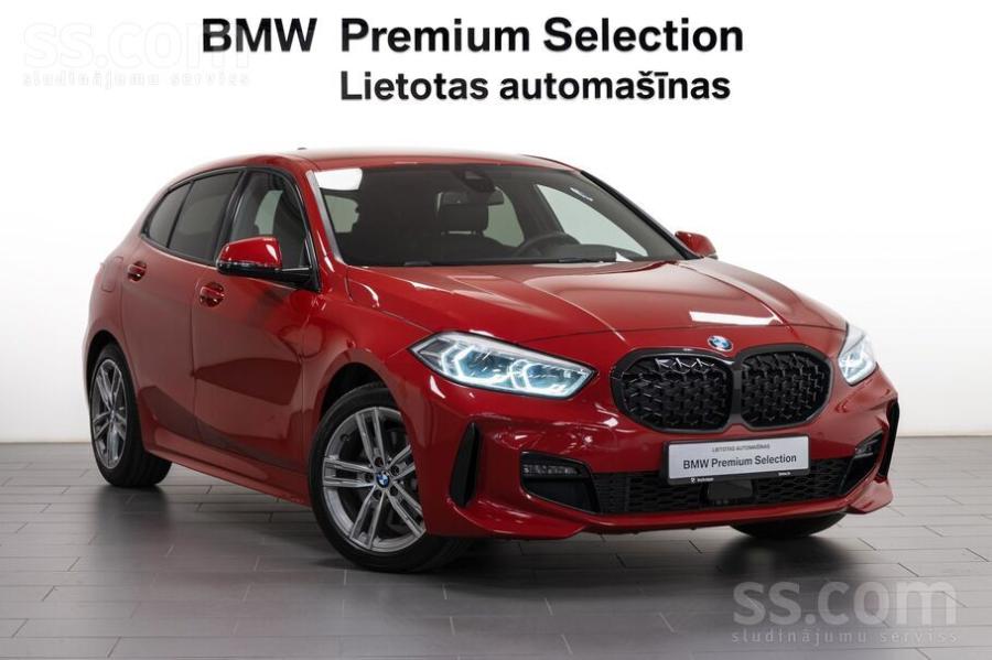 Red BMW 118 2021 in Riga, with an engine capacity of 2.00 L and mileage of 34 thousand km for 22500 €, photo 16 on AUTOMOTO.COM.LV