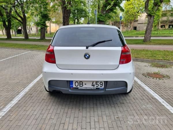 White BMW 118 2007 in Liepaja, with an engine capacity of 3.00 L and mileage of 371 thousand km for 6500 €, photo 5 on AUTOMOTO.COM.LV