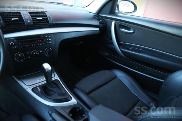 White BMW 118 2007 in Riga, with an engine capacity of 2.00 L and mileage of 367 thousand km for 3795 €, photo 9 on AUTOMOTO.COM.LV