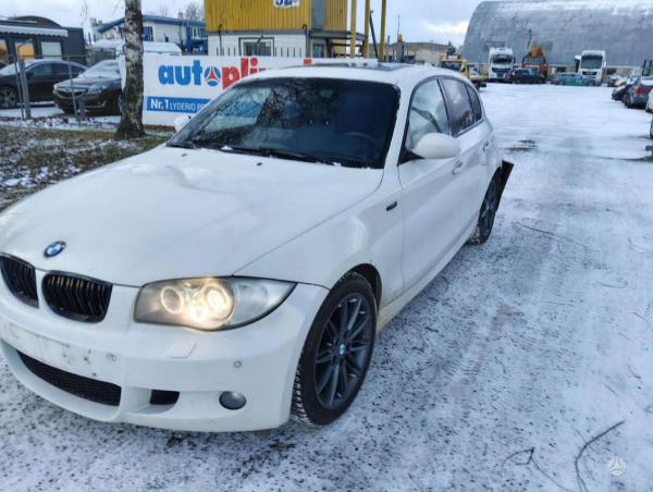 White BMW 118 2008 in Marijampole, with an engine capacity of 2.00 L and mileage of 396 thousand km for 3500 €, photo 3 on AUTOMOTO.COM.LV