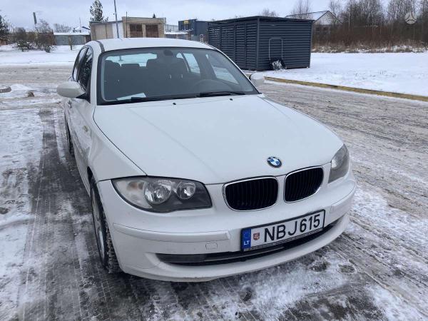 White BMW 118 2008 in Rokiskis, with an engine capacity of 2.00 L and mileage of 216 thousand km for 3650 €, photo 3 on AUTOMOTO.COM.LV
