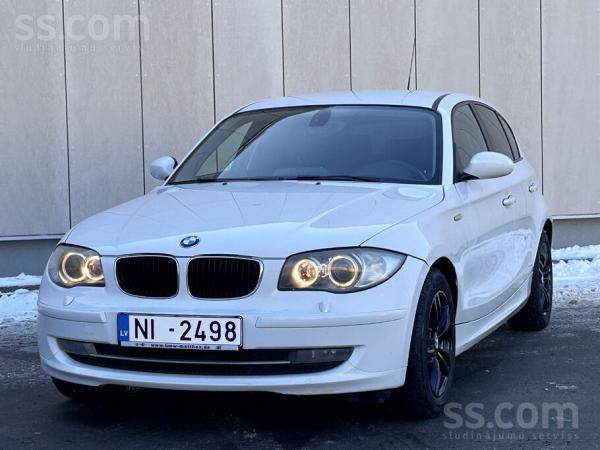 White BMW 118 2008 in Riga, with an engine capacity of 2.00 L and mileage of 219 thousand km for 4350 €, photo 1 on AUTOMOTO.COM.LV