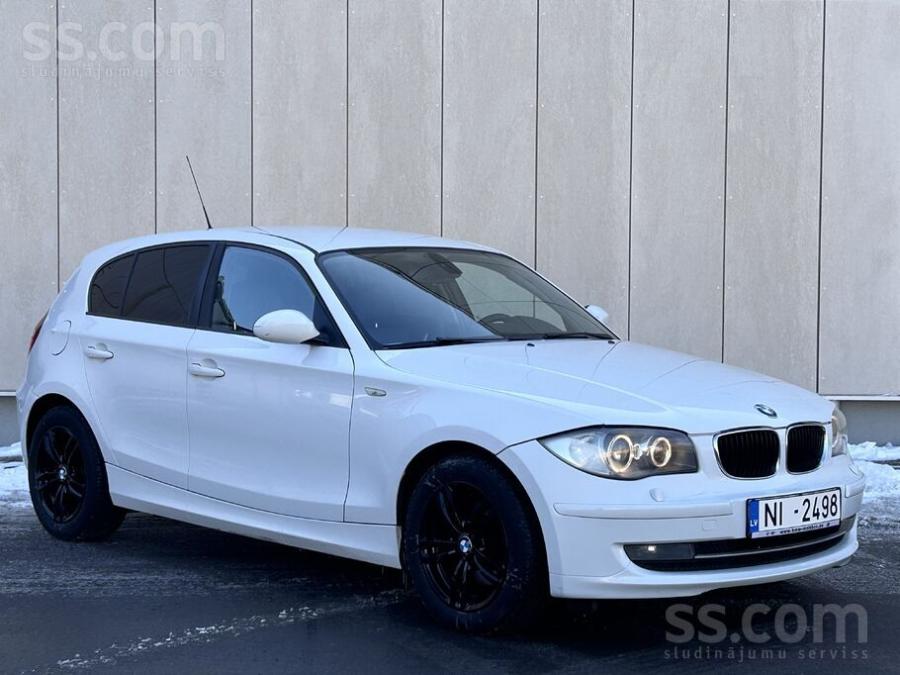 White BMW 118 2008 in Riga, with an engine capacity of 2.00 L and mileage of 219 thousand km for 4350 €, photo 6 on AUTOMOTO.COM.LV