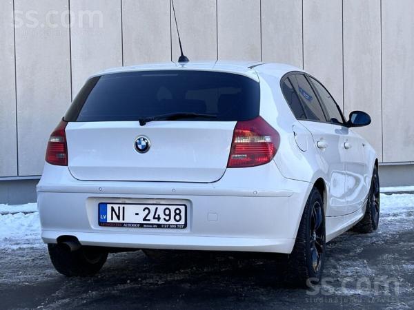 White BMW 118 2008 in Riga, with an engine capacity of 2.00 L and mileage of 219 thousand km for 4350 €, photo 7 on AUTOMOTO.COM.LV