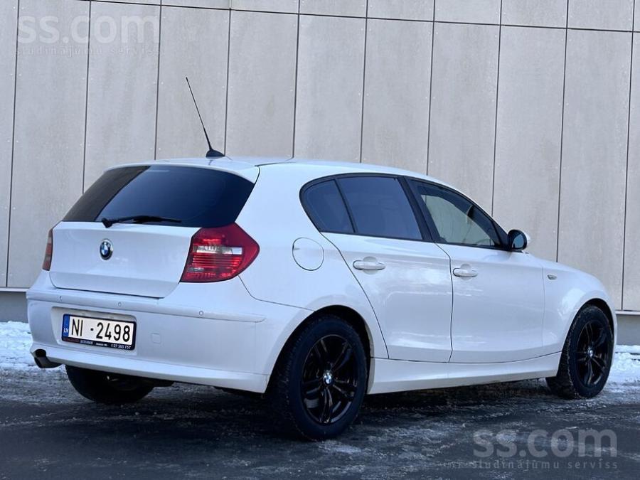 White BMW 118 2008 in Riga, with an engine capacity of 2.00 L and mileage of 219 thousand km for 4350 €, photo 8 on AUTOMOTO.COM.LV