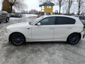 White BMW 118 2008 in Marijampole, with an engine capacity of 2.00 L and mileage of 396 thousand km for 3500 €, photo 3 on AUTOMOTO.COM.LV