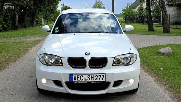 White BMW 118 2008 in Marijampole, with an engine capacity of 2.00 L and mileage of 205 thousand km for 3850 €, photo 6 on AUTOMOTO.COM.LV