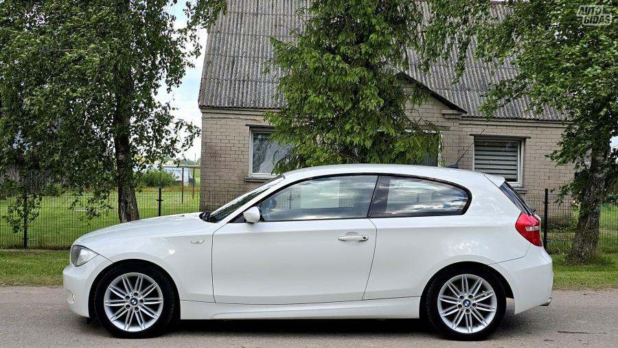 White BMW 118 2008 in Marijampole, with an engine capacity of 2.00 L and mileage of 205 thousand km for 3850 €, photo 9 on AUTOMOTO.COM.LV