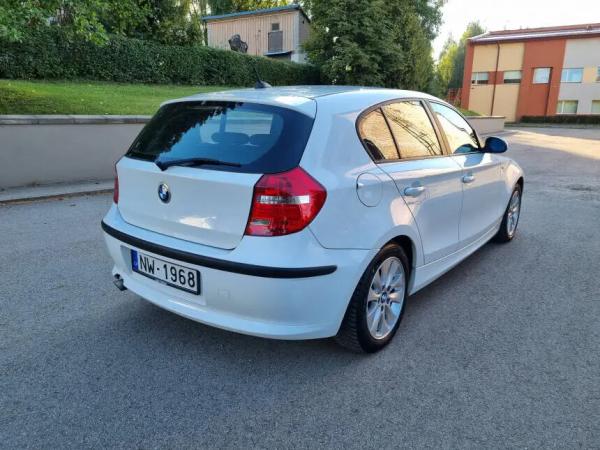 White BMW 118 2008 in Jekabpils, with an engine capacity of 2.00 L and mileage of 265 thousand km for 4250 €, photo 8 on AUTOMOTO.COM.LV