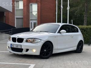 White BMW 118 2009 in Tukums, with an engine capacity of 1.80 L and mileage of 0 thousand km for 4100 €, photo 2 on AUTOMOTO.COM.LV