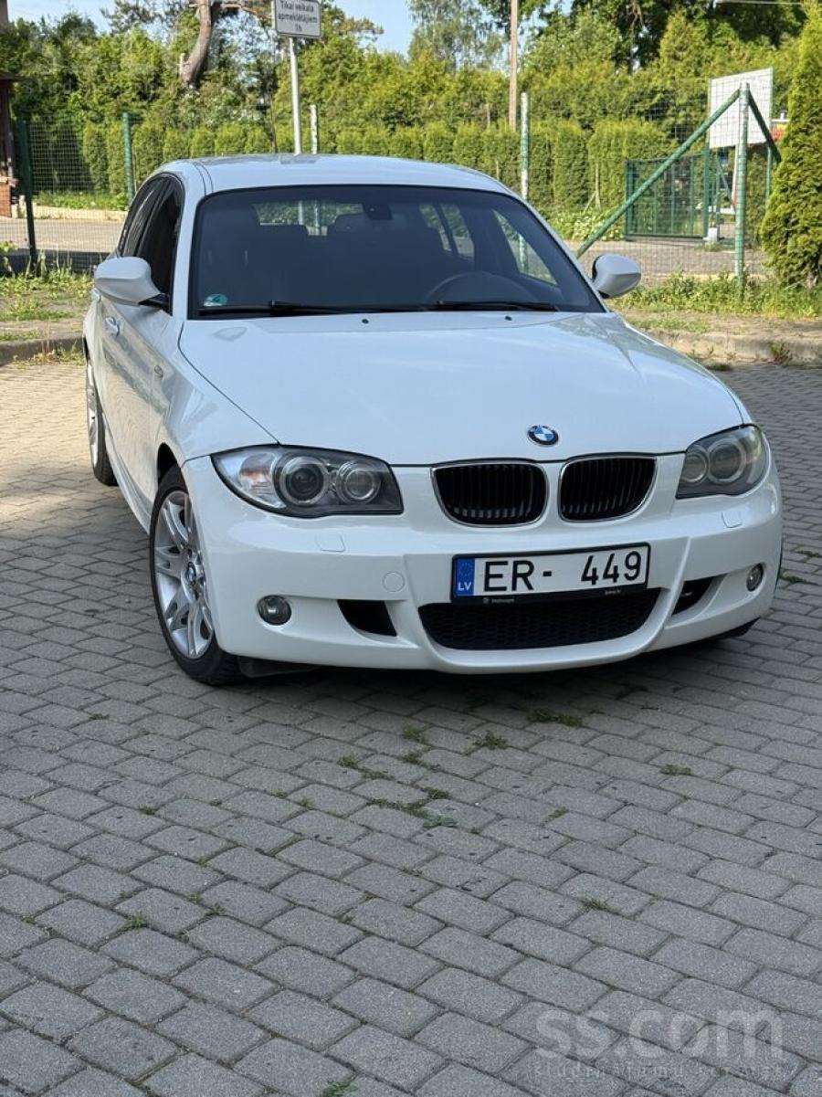 White BMW 118 2009 in Ogre, with an engine capacity of 2.00 L and mileage of 265 thousand km for 3050 €, photo 1 on AUTOMOTO.COM.LV