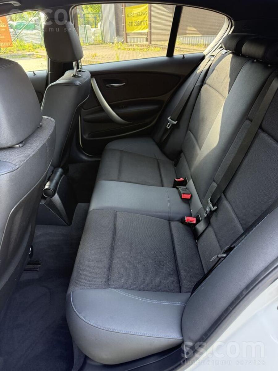 White BMW 118 2009 in Ogre, with an engine capacity of 2.00 L and mileage of 265 thousand km for 3050 €, photo 7 on AUTOMOTO.COM.LV