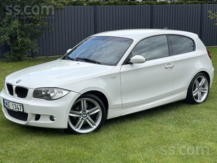 White BMW 118 2009 in Liepaja, with an engine capacity of 2.00 L and mileage of 231 thousand km for 3700 €, photo 1 on AUTOMOTO.COM.LV