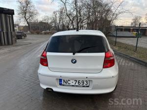 White BMW 118 2010 in Dobele, with an engine capacity of 2.00 L and mileage of 0 thousand km for 3300 €, photo 6 on AUTOMOTO.COM.LV