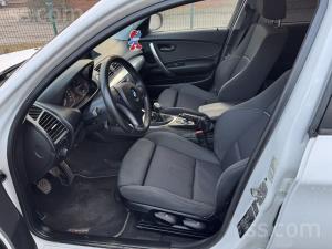 White BMW 118 2010 in Dobele, with an engine capacity of 2.00 L and mileage of 0 thousand km for 3300 €, photo 8 on AUTOMOTO.COM.LV