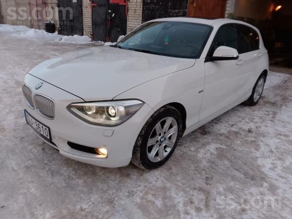 White BMW 118 2012 in Liepaja, with an engine capacity of 1.60 L and mileage of 199 thousand km for 6450 €, photo 1 on AUTOMOTO.COM.LV