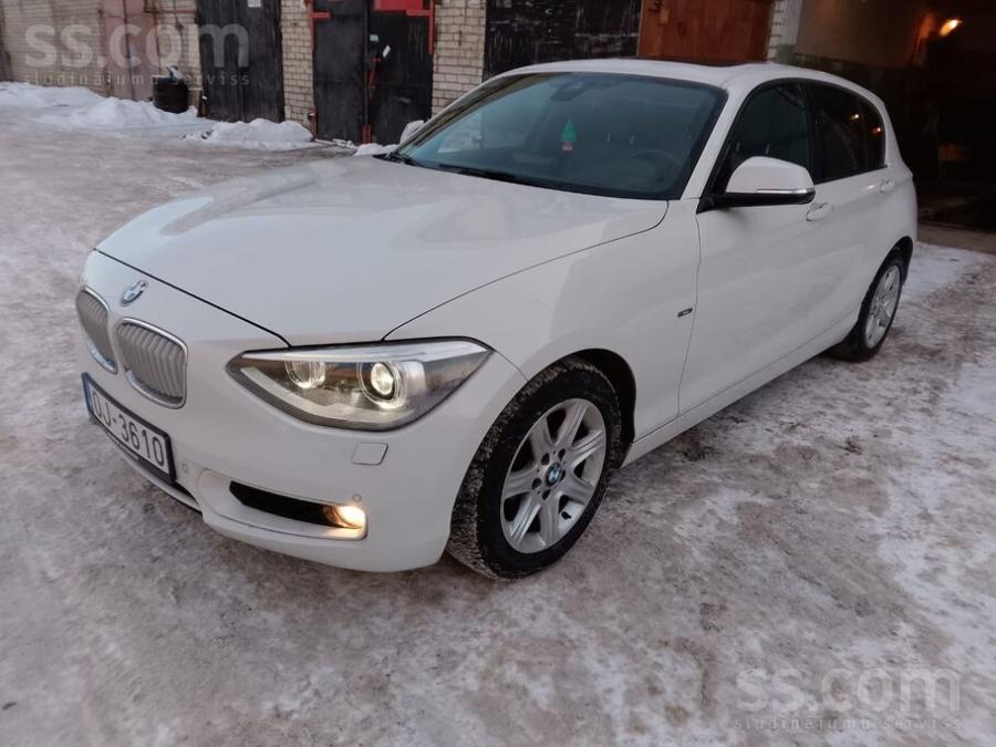 White BMW 118 2012 in Liepaja, with an engine capacity of 1.60 L and mileage of 199 thousand km for 6450 €, photo 1 on AUTOMOTO.COM.LV