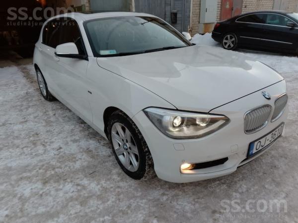 White BMW 118 2012 in Liepaja, with an engine capacity of 1.60 L and mileage of 199 thousand km for 6450 €, photo 2 on AUTOMOTO.COM.LV