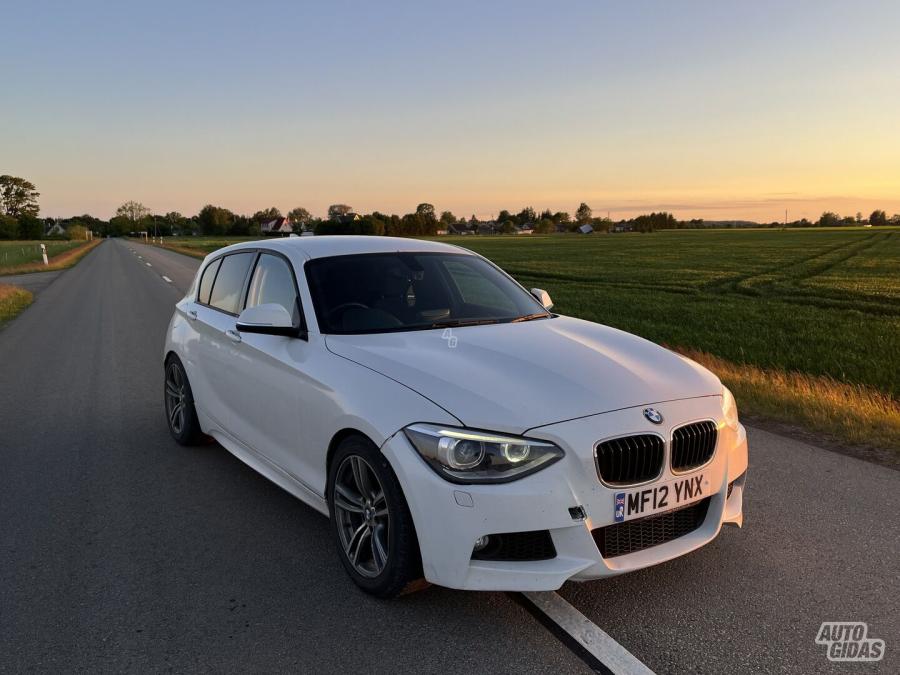 White BMW 118 2012 in Ariogala, with an engine capacity of 2.00 L and mileage of 265 thousand km for 2650 €, photo 1 on AUTOMOTO.COM.LV
