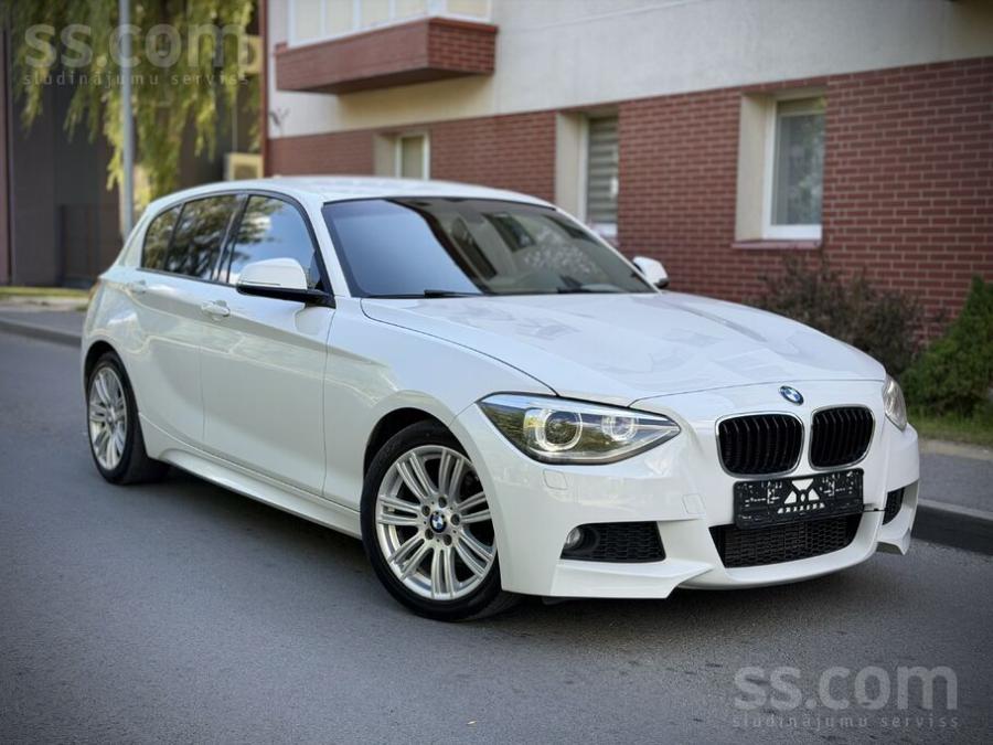 White BMW 118 2012 in Jelgava, with an engine capacity of 2.00 L and mileage of 292 thousand km for 8700 €, photo 1 on AUTOMOTO.COM.LV