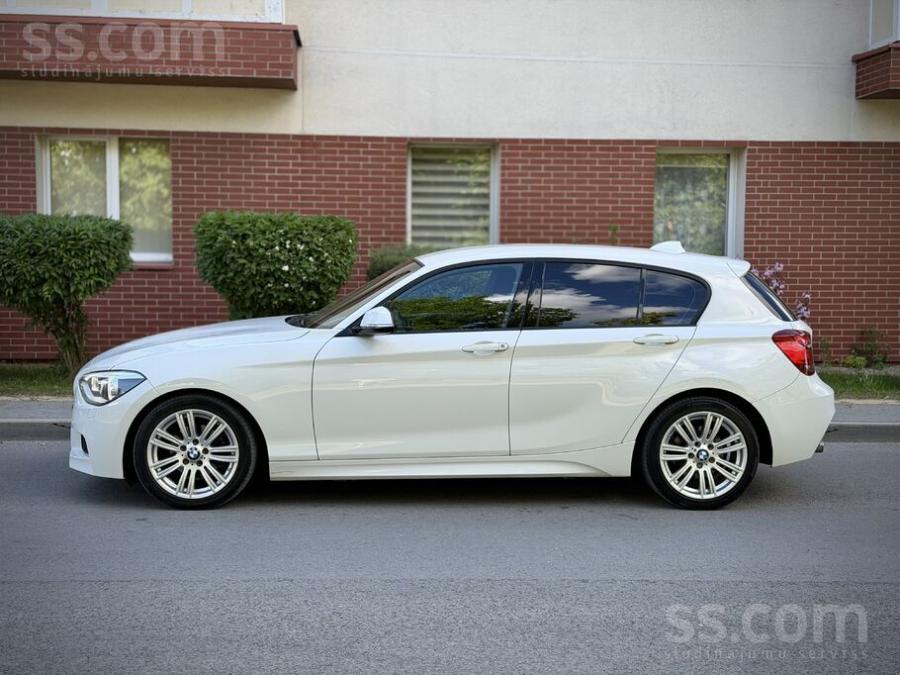 White BMW 118 2012 in Jelgava, with an engine capacity of 2.00 L and mileage of 292 thousand km for 8700 €, photo 5 on AUTOMOTO.COM.LV