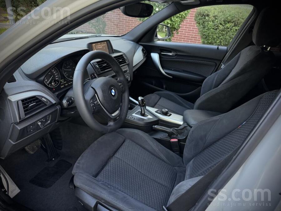 White BMW 118 2012 in Jelgava, with an engine capacity of 2.00 L and mileage of 292 thousand km for 8700 €, photo 13 on AUTOMOTO.COM.LV