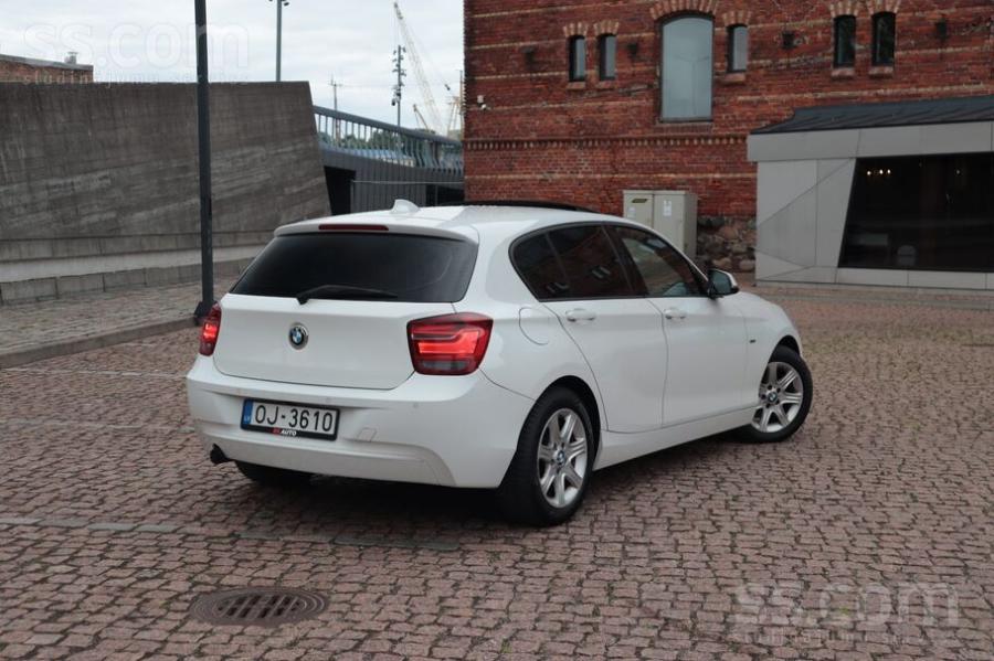 Balts BMW 118 2012 Liepāja, ar dzinēja tilpumu 1.60 L un nobraukumu 200 tūkst. km par 6450 €, foto 5 vietnē AUTOMOTO.COM.LV