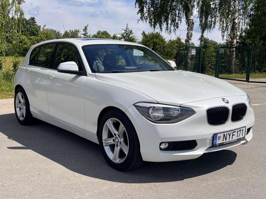 White BMW 118 2013 in Kaunas, with an engine capacity of 2.00 L and mileage of 229 thousand km for 7850 €, photo 3 on AUTOMOTO.COM.LV
