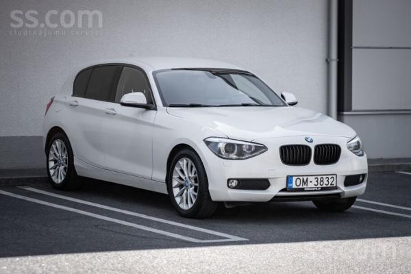 White BMW 118 2014 in Riga, with an engine capacity of 2.00 L and mileage of 202 thousand km for 6750 €, photo 3 on AUTOMOTO.COM.LV
