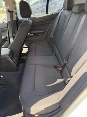 White BMW 118 2014 in Vilnius, with an engine capacity of 2.00 L and mileage of 230 thousand km for 7500 €, photo 10 on AUTOMOTO.COM.LV