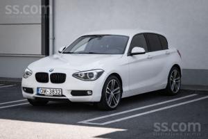 White BMW 118 2014 in Riga, with an engine capacity of 2.00 L and mileage of 202 thousand km for 5990 €, photo  on AUTOMOTO.COM.LV