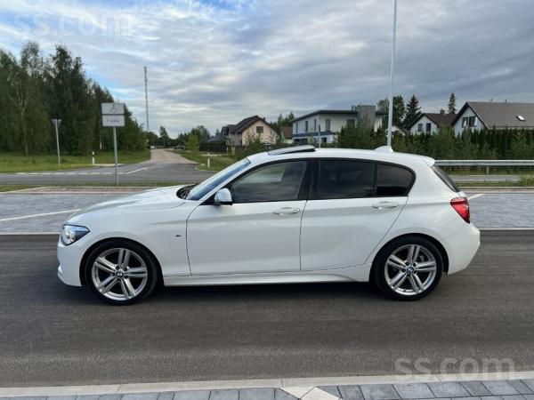 White BMW 118 2015 in Jelgava, with an engine capacity of 2.00 L and mileage of 225 thousand km for 10700 €, photo 4 on AUTOMOTO.COM.LV