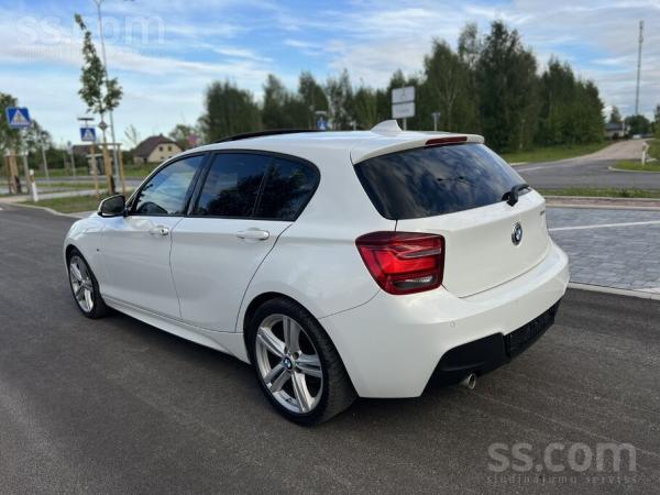 White BMW 118 2015 in Jelgava, with an engine capacity of 2.00 L and mileage of 225 thousand km for 10700 €, photo 5 on AUTOMOTO.COM.LV