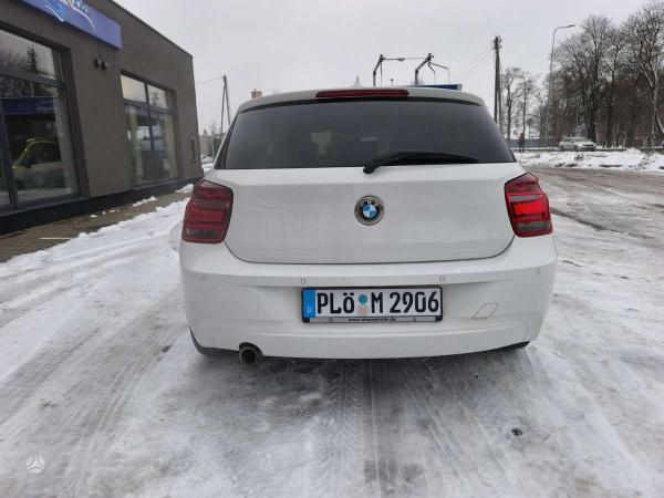 Balts BMW 118 2015 Viļņa, ar dzinēja tilpumu 2.00 L un nobraukumu 188 tūkst. km par 8200 €, foto 6 vietnē AUTOMOTO.COM.LV