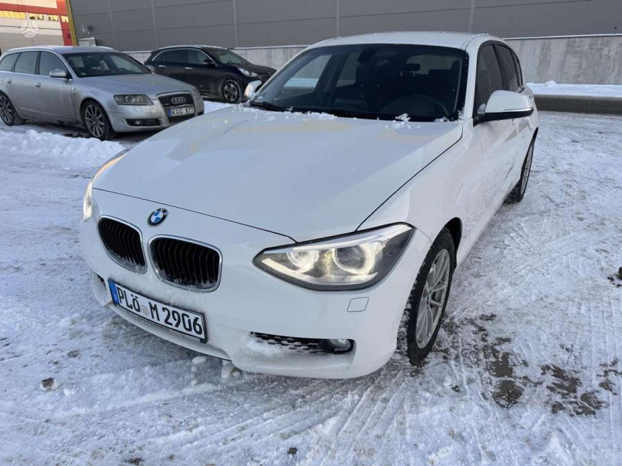Balts BMW 118 2015 Viļņa, ar dzinēja tilpumu 2.00 L un nobraukumu 188 tūkst. km par 8300 €, foto 1 vietnē AUTOMOTO.COM.LV