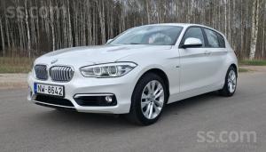 Balts BMW 118 2015 Rīga, ar dzinēja tilpumu 2.00 L un nobraukumu 230 tūkst. km par 8999 €, foto  vietnē AUTOMOTO.COM.LV