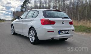 White BMW 118 2015 in Riga, with an engine capacity of 2.00 L and mileage of 230 thousand km for 8999 €, photo 4 on AUTOMOTO.COM.LV