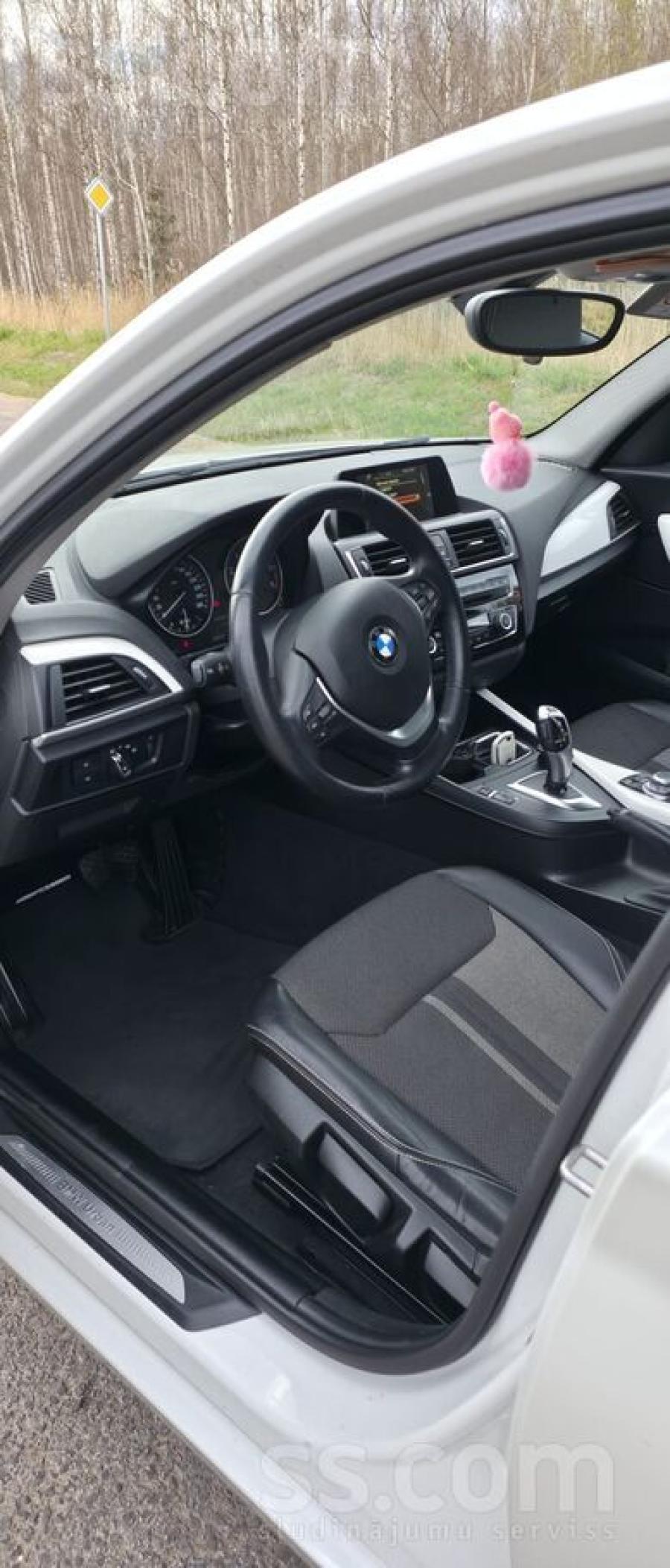White BMW 118 2015 in Riga, with an engine capacity of 2.00 L and mileage of 230 thousand km for 8999 €, photo 6 on AUTOMOTO.COM.LV