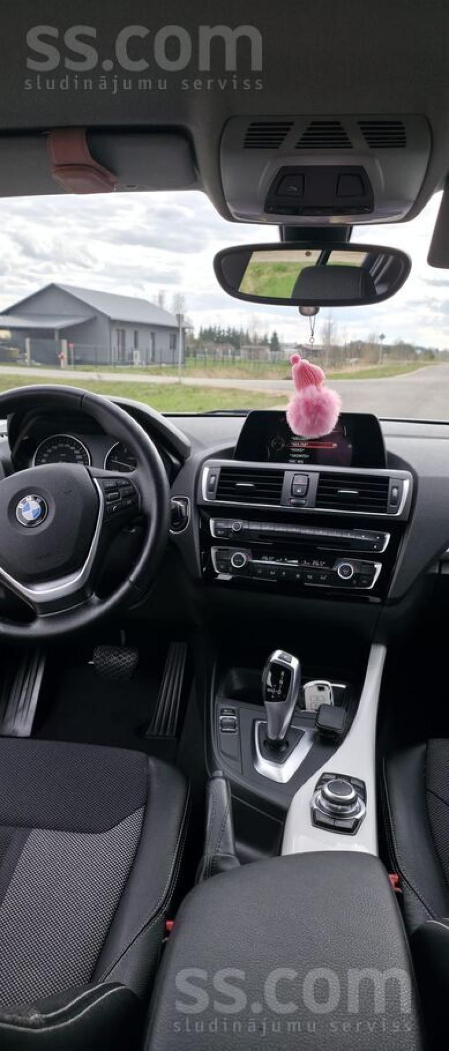 White BMW 118 2015 in Riga, with an engine capacity of 2.00 L and mileage of 230 thousand km for 8999 €, photo 7 on AUTOMOTO.COM.LV